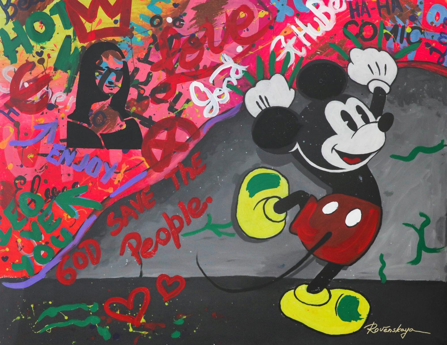Nastya Rovenskaya | Mickey Is The Boss | MutualArt