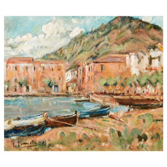 Joaquín Terruella Matilla | Pueblo costero (1941) | MutualArt