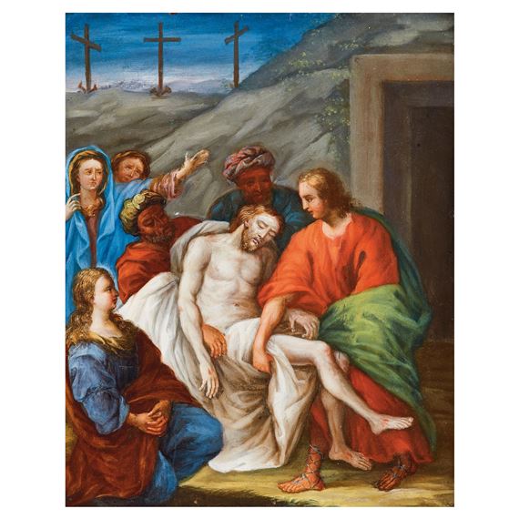 Flemish School, 18th Century | Entierro de Cristo. | MutualArt