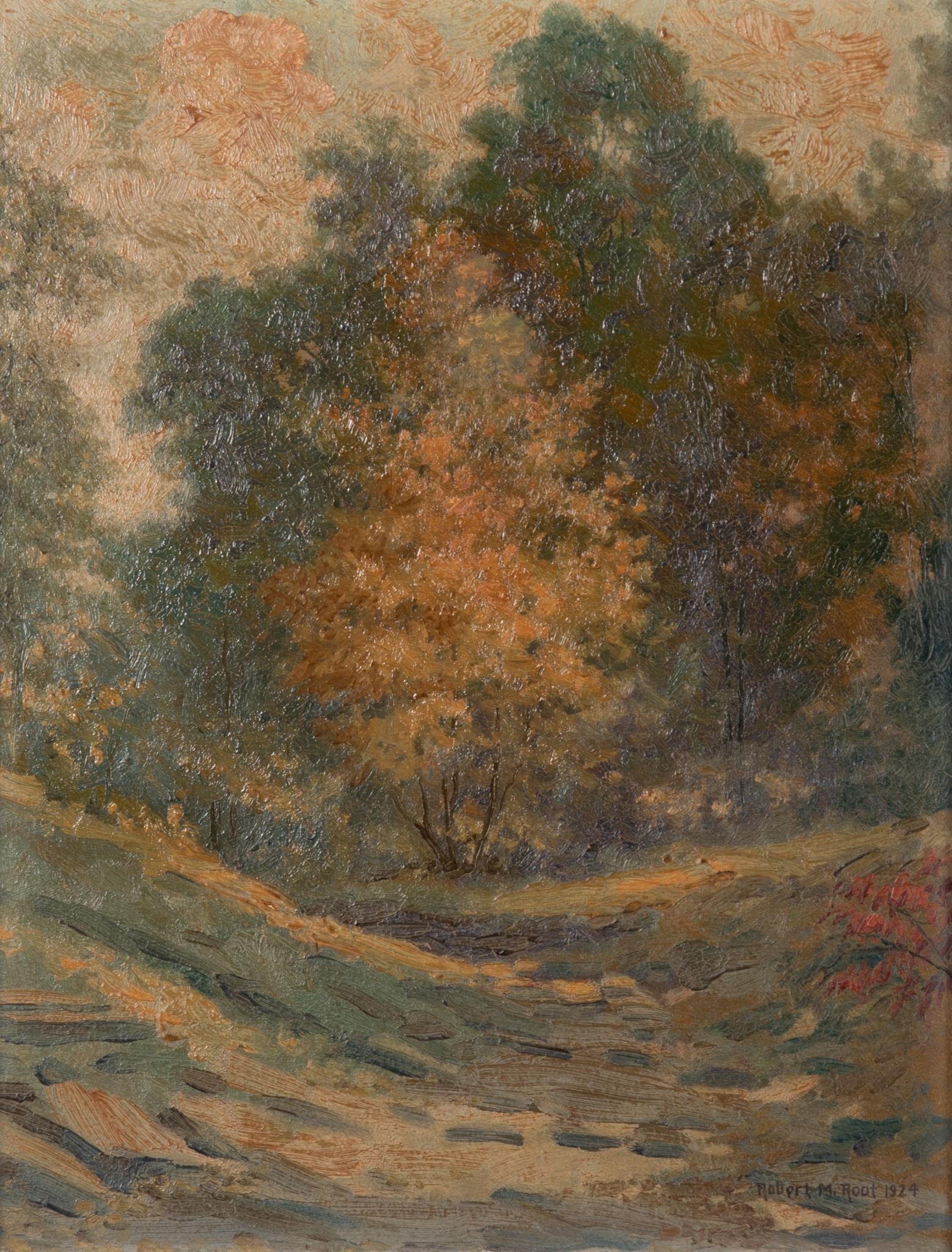 Robert Marshall Root | Autumn Landscape (1924) | MutualArt
