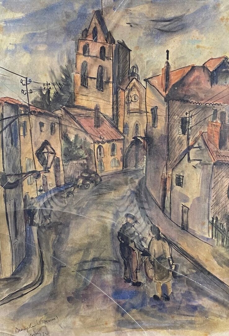 Jacqueline Verdini | Personnages ou scènes de rue animée | MutualArt
