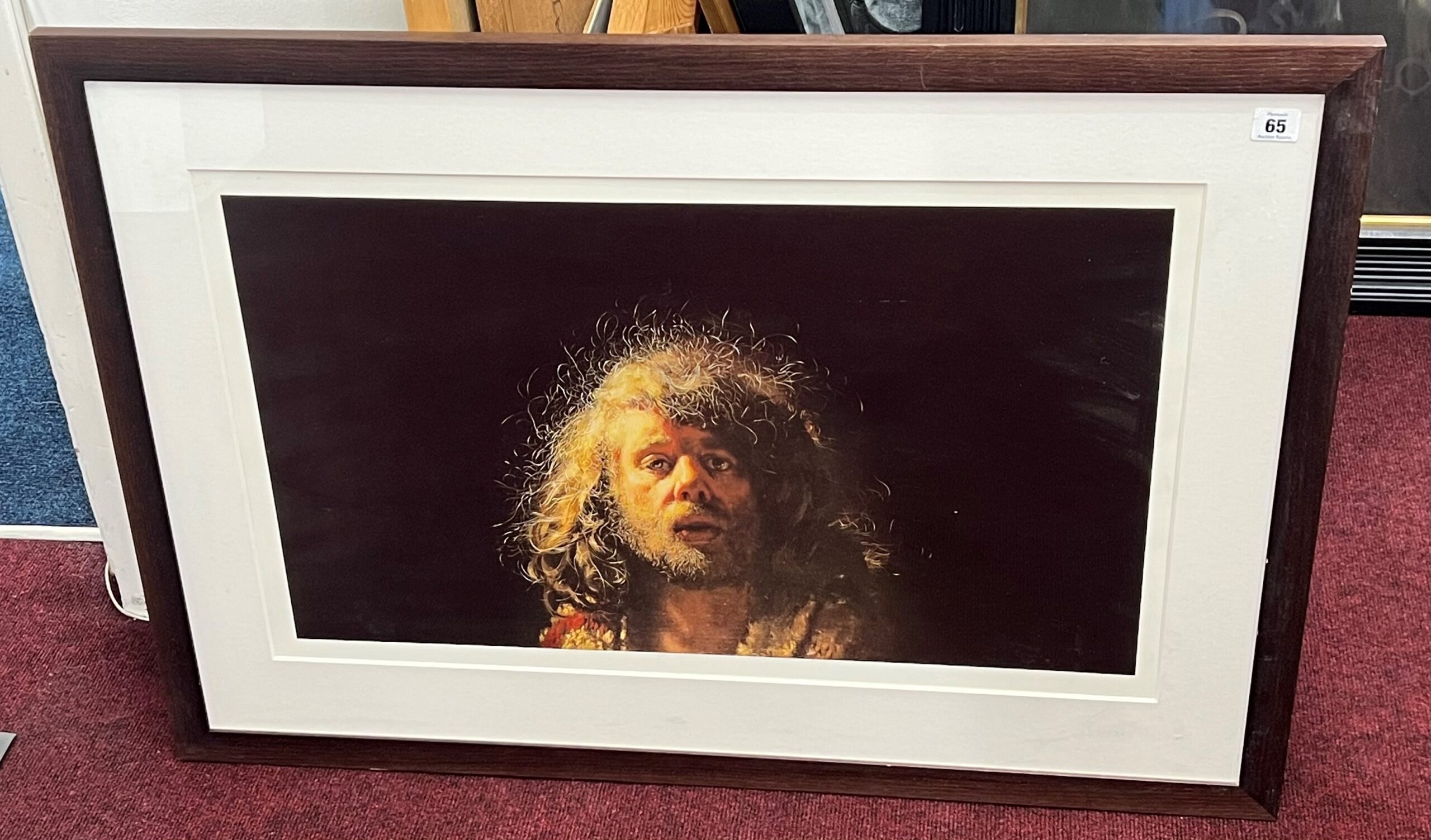 Robert Lenkiewicz | 'Self Portrait Project 10 open print | MutualArt