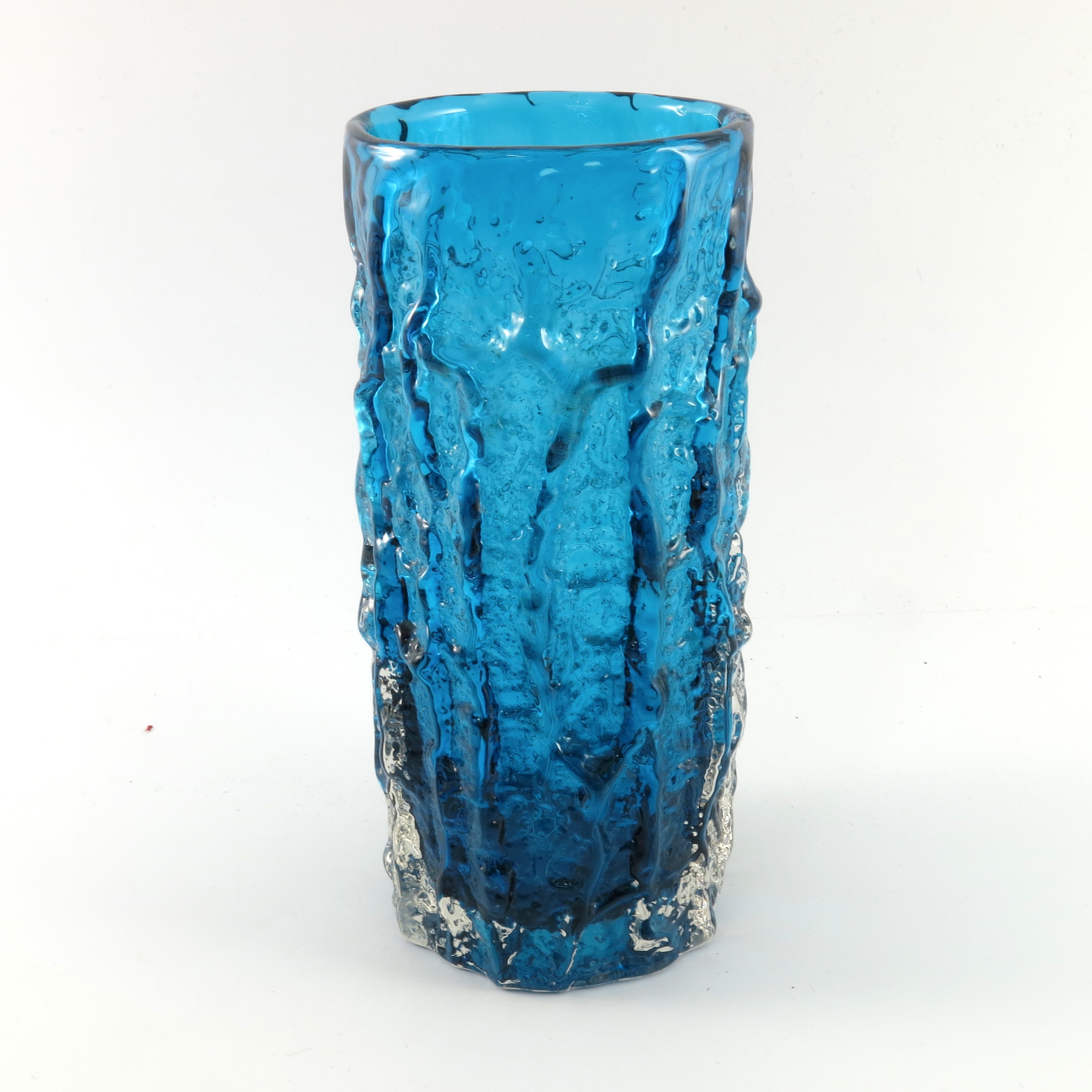 Geoffrey Baxter | Kingfisher blue vase (Circa 1966) | MutualArt