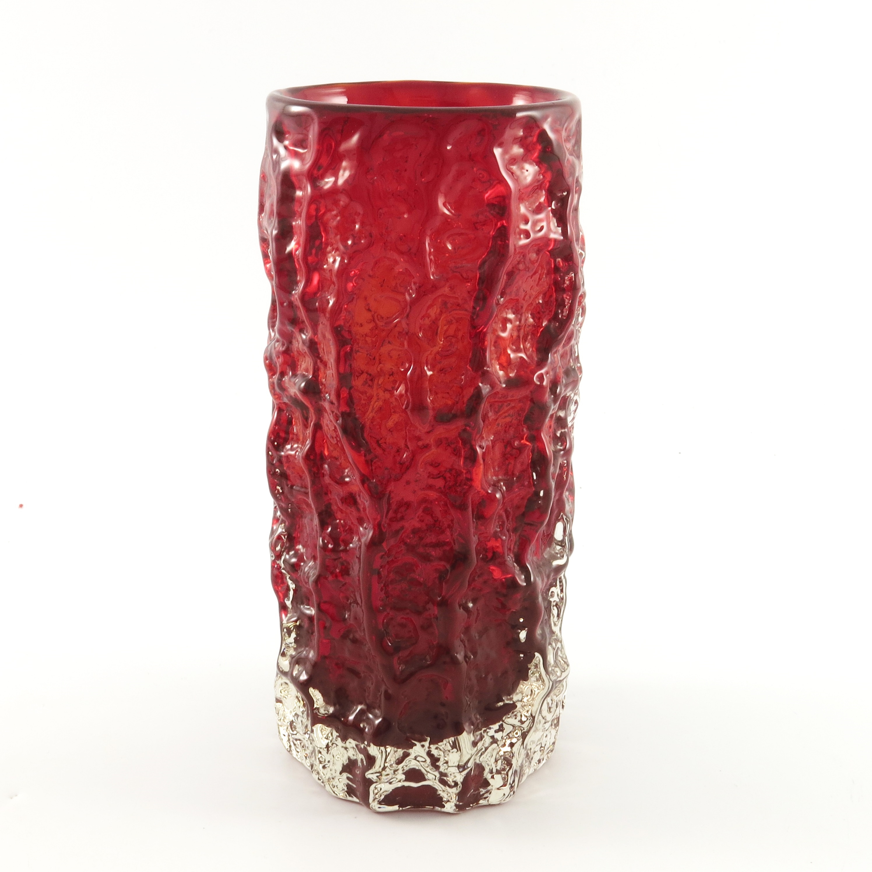 Geoffrey Baxter | Ruby vase (Circa 1966) | MutualArt