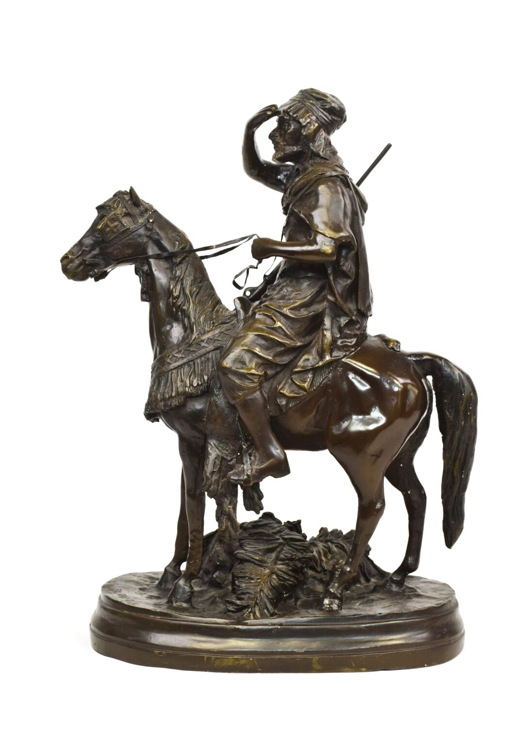 Ferdinand Pautrot | Cavalier arabe guettant | MutualArt