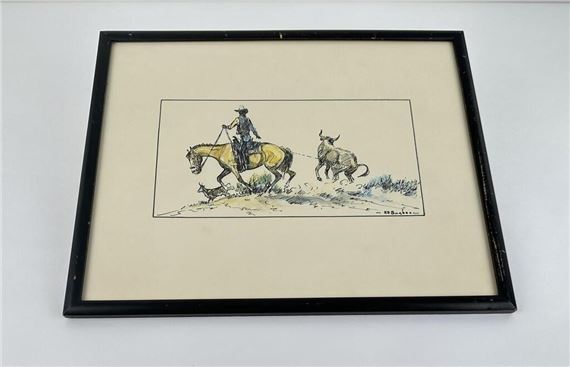 Harold Bugbee | Cowboy Painting | MutualArt