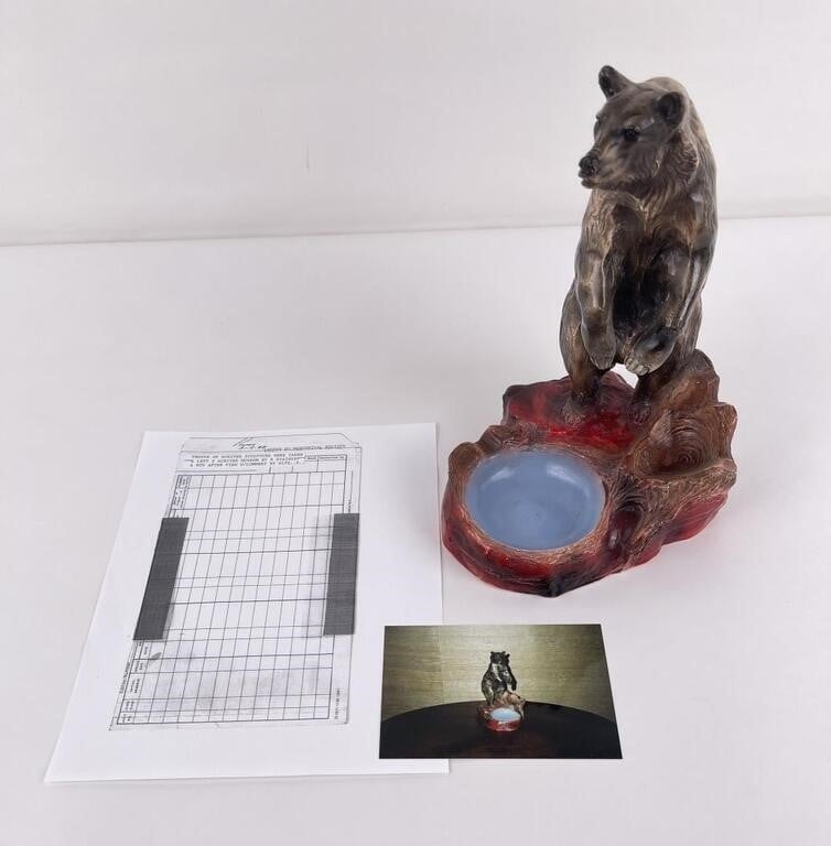 Bob Scriver | Bear Ashtray Sculpture | MutualArt