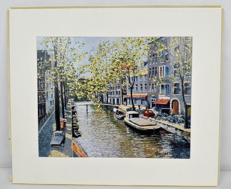 Andre Bardet | Amsterdam Le Canal | MutualArt