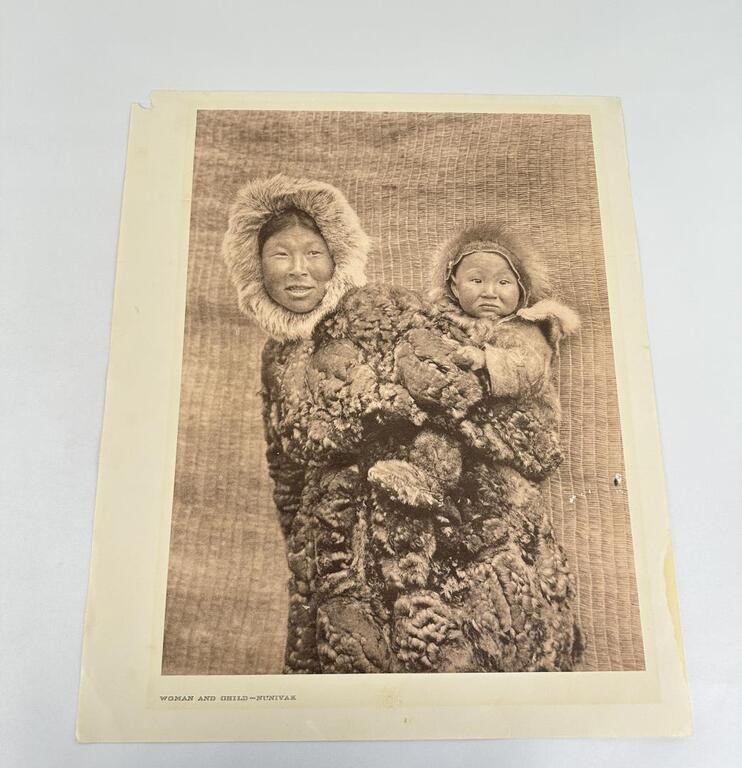 Edward S. Curtis | Woman and Child Nunivak | MutualArt