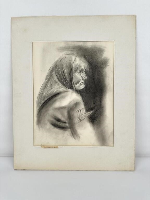 George McKee Cochran | George McKee Cochran Indian Drawing | MutualArt