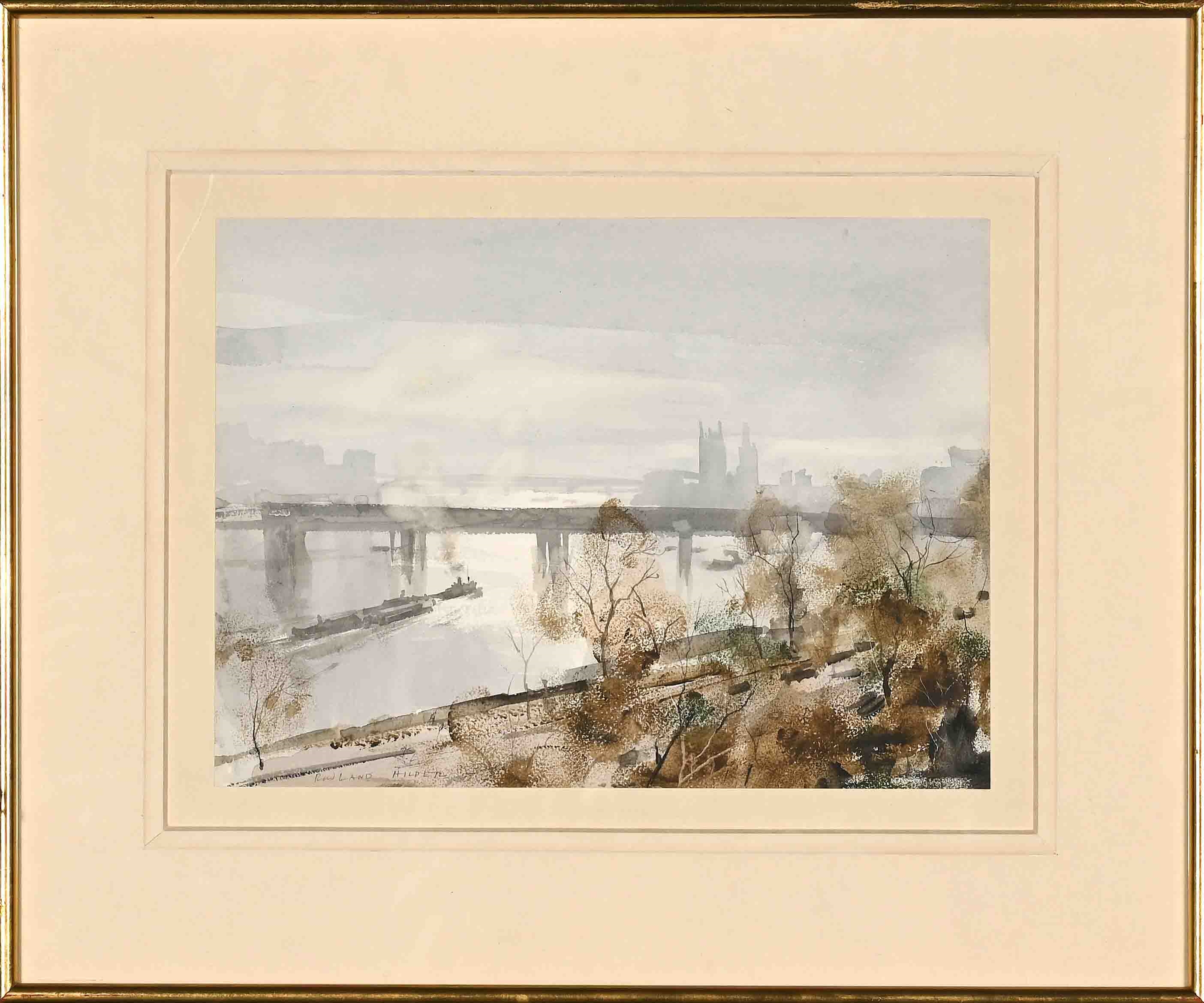 Rowland Hilder | Oast Houses Kent | MutualArt