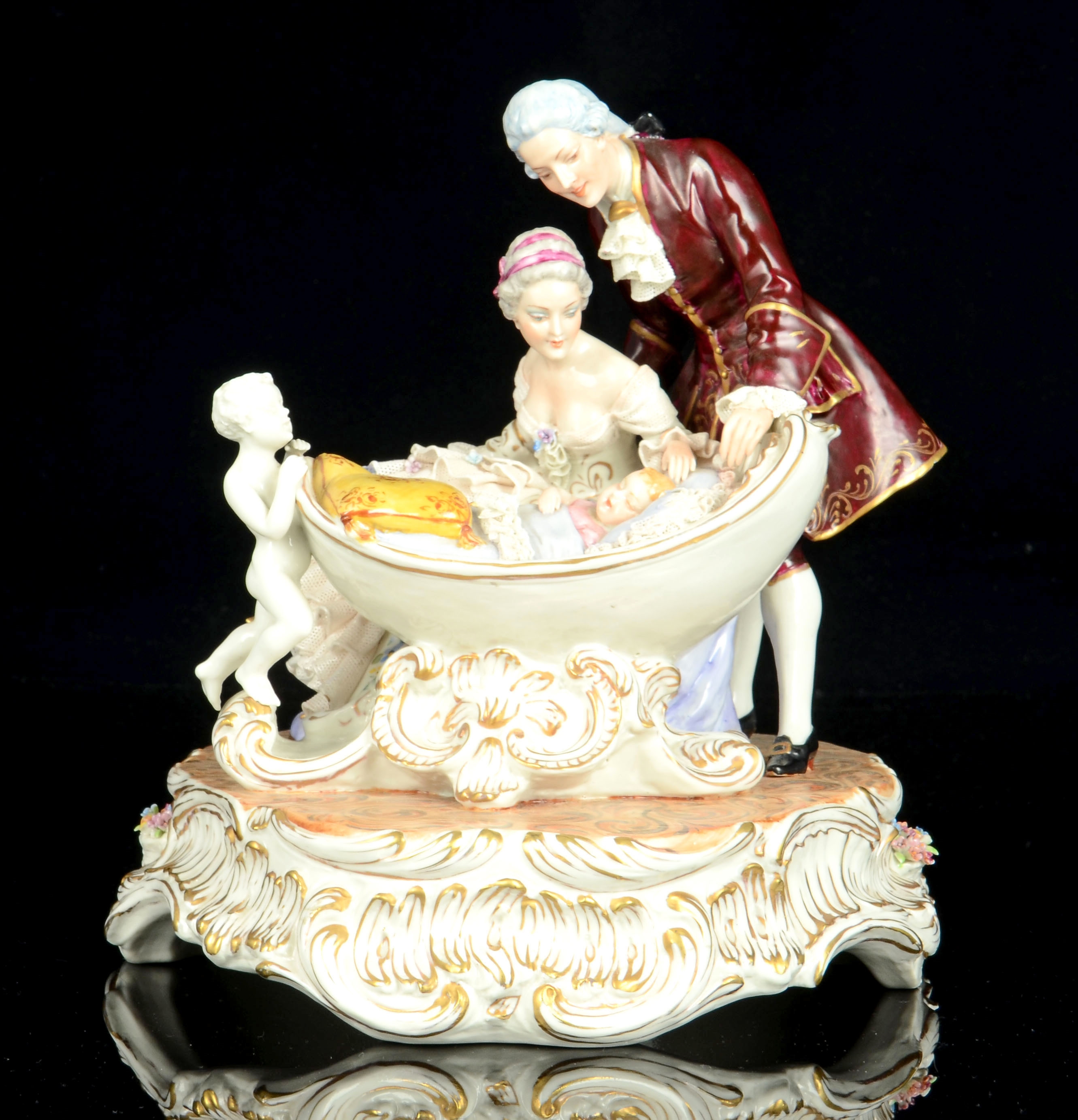 Luigi Fabris | Porcelain figural scene | MutualArt