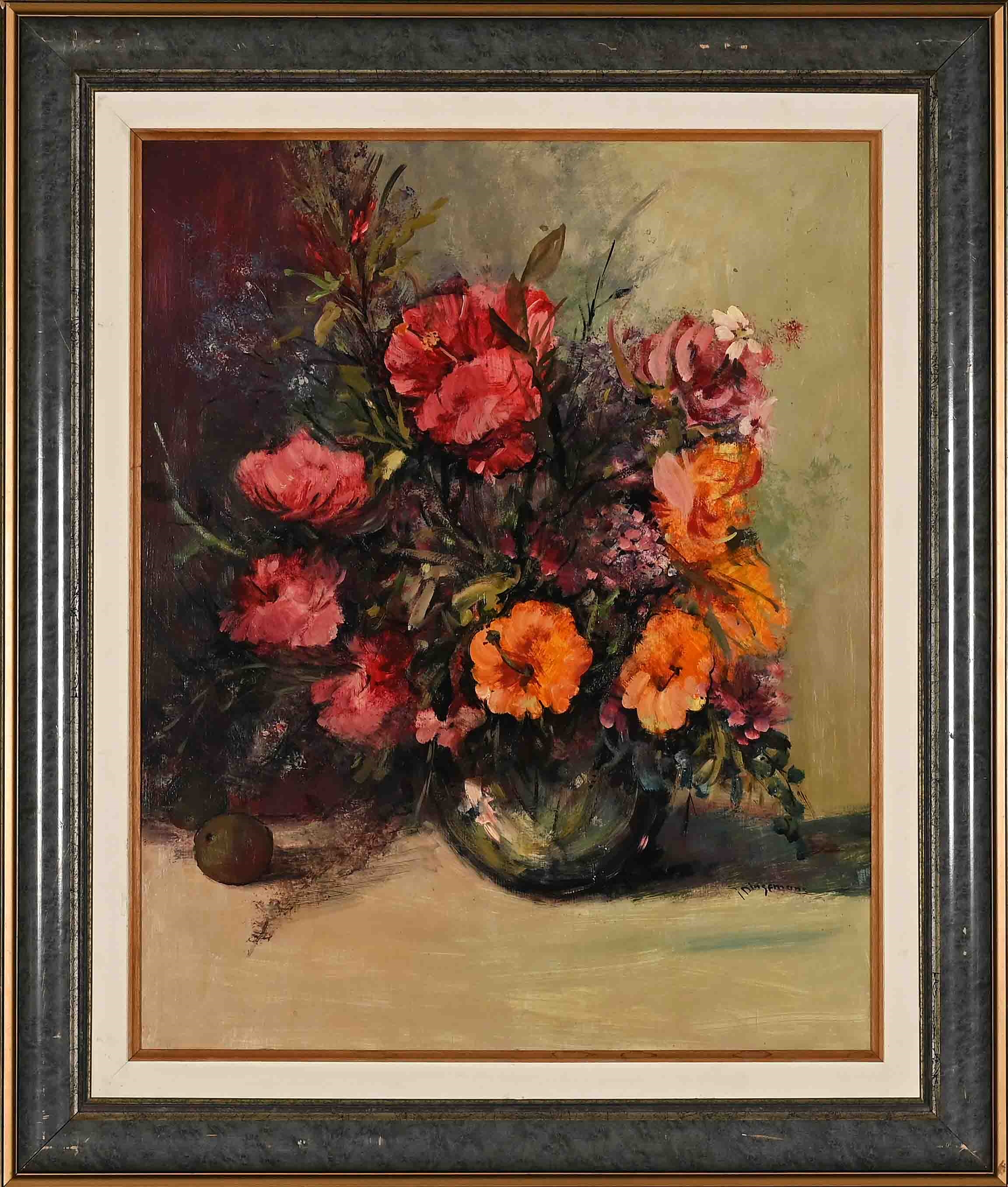 Johannes Wilhelmus Dingemans | Still Life with Mixed Flowers | MutualArt