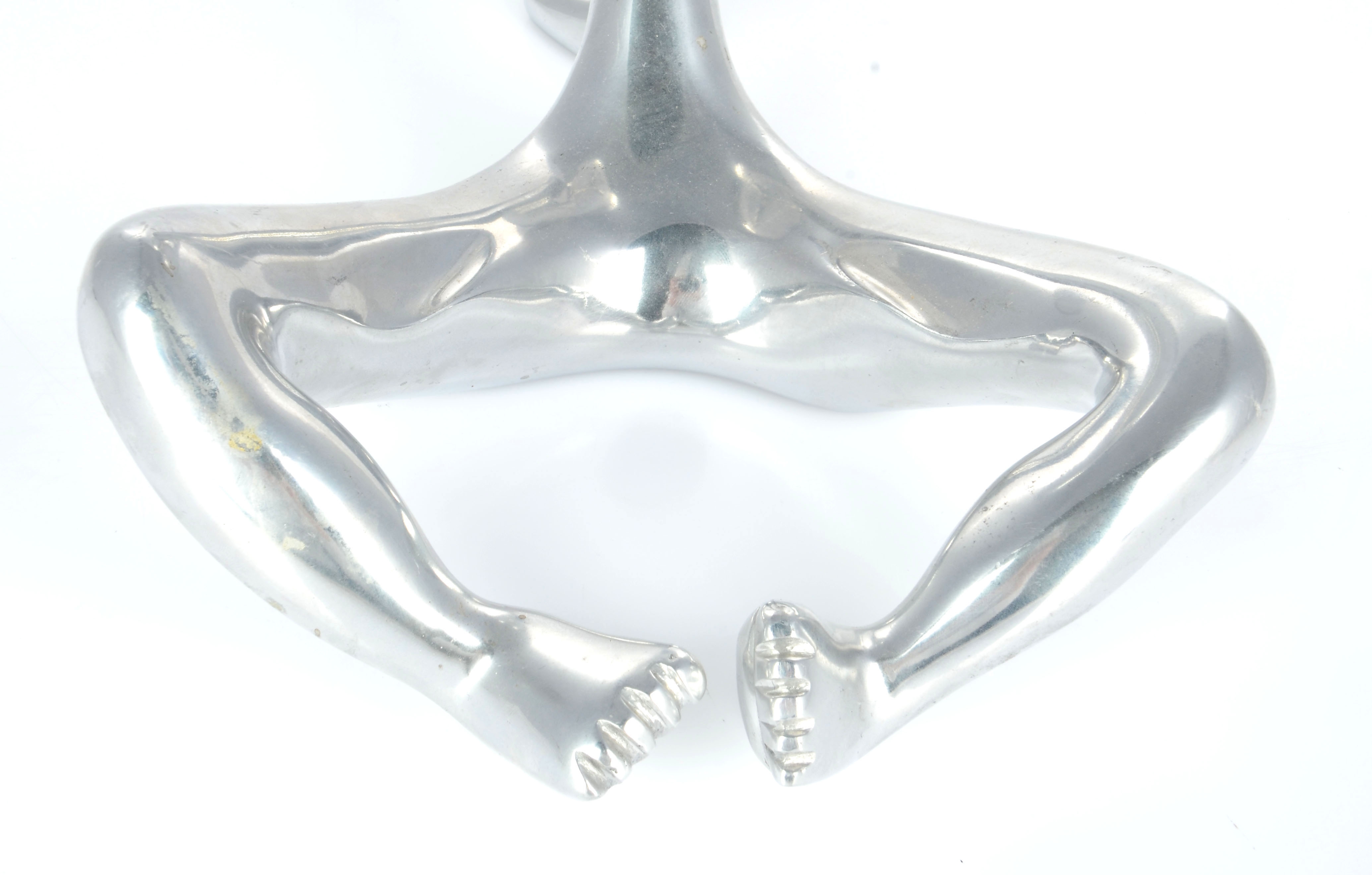 Carrol Boyes | Carrol Boyes aluminium figural candle holder, height ...