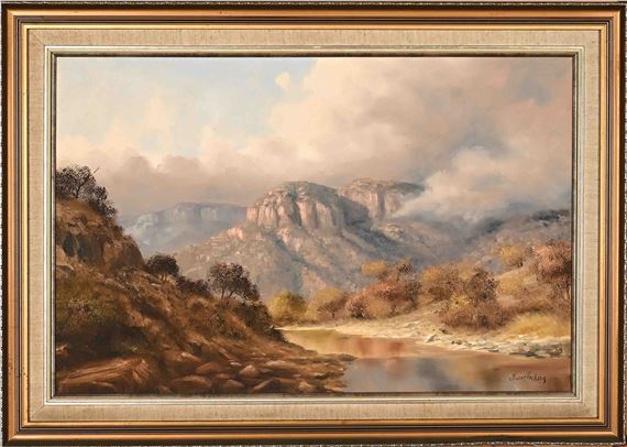 Thomas Hacking | River and Clouded Mountains | MutualArt