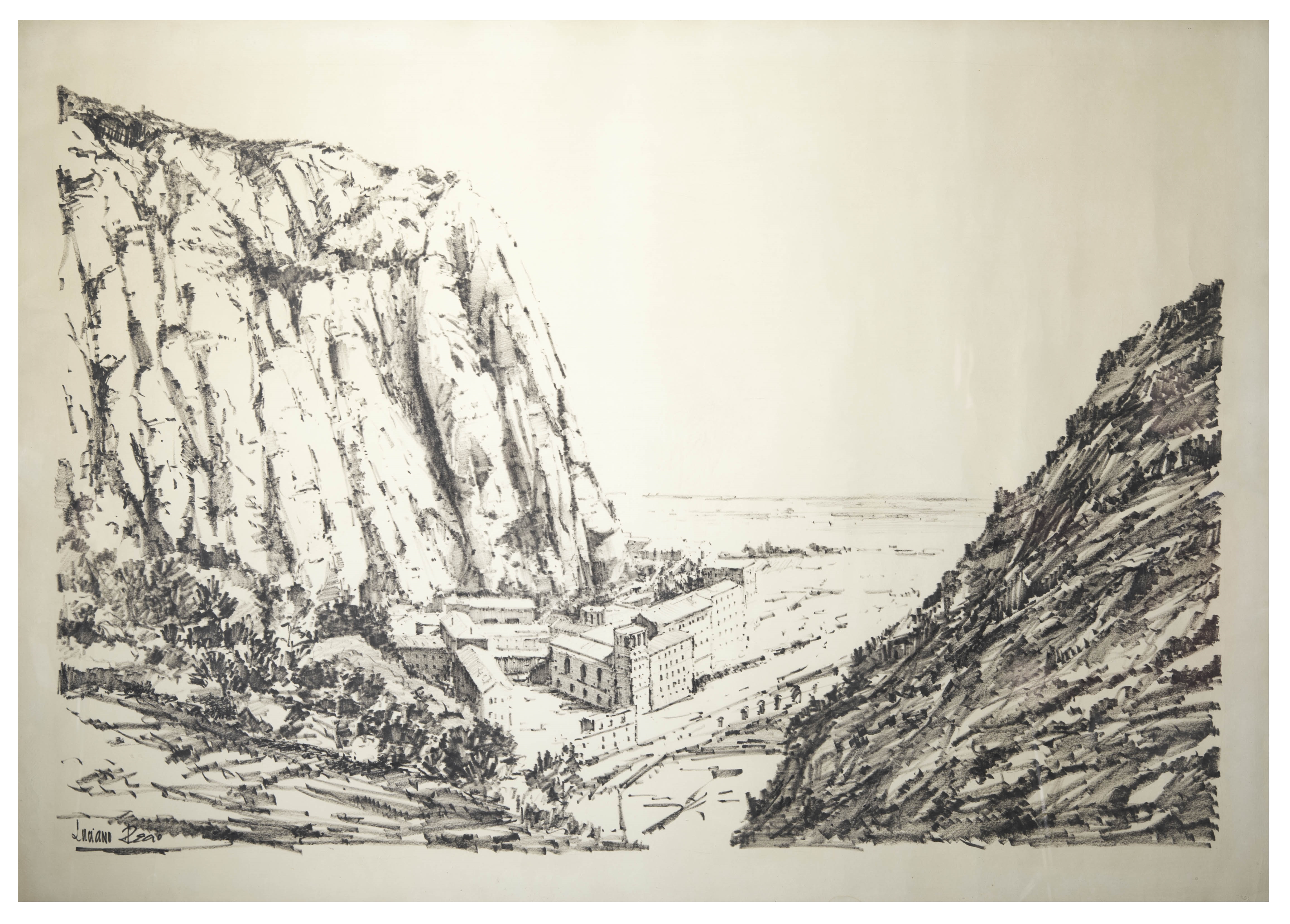 Luciano Recio | VISTA DE PUEBLO COSTERO | MutualArt