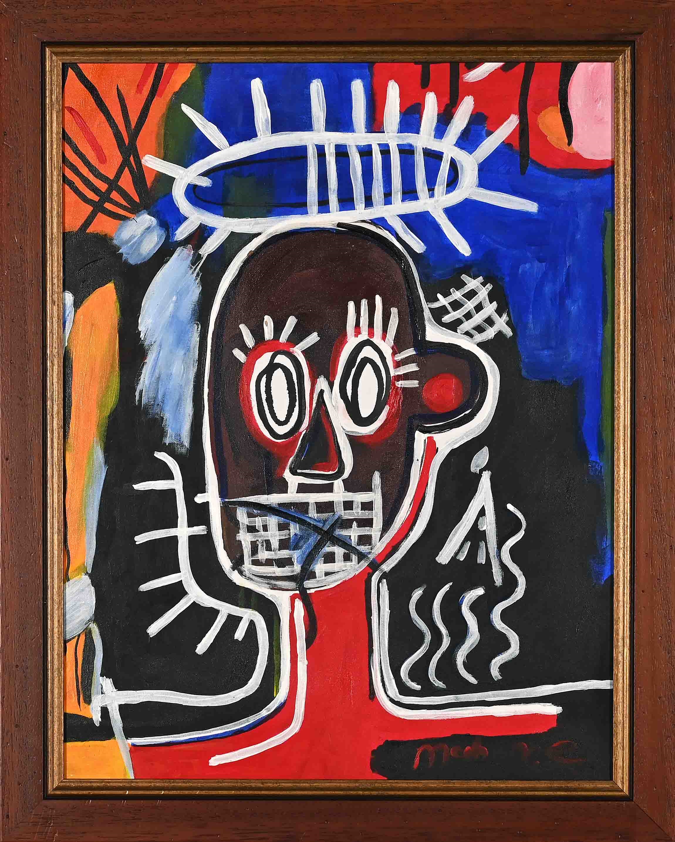 Lucas Mahone | Head in the Style of Basquiat (2012) | MutualArt