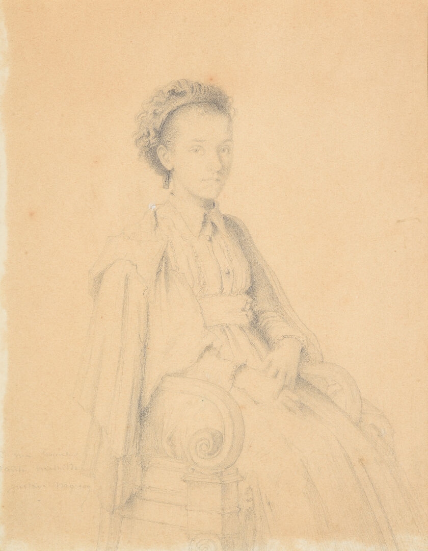 Gustave Moreau | Portrait de Mathilde Lachez | MutualArt