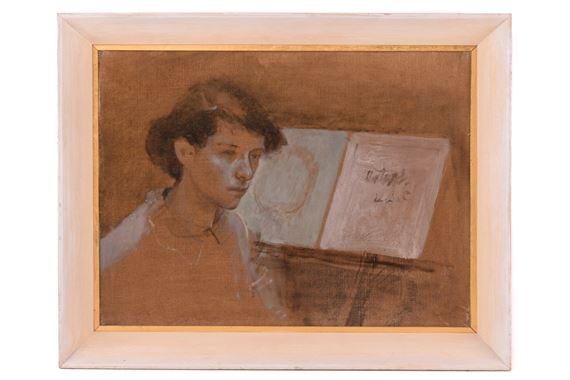 John Stanton Ward | Figure by a folio | MutualArt