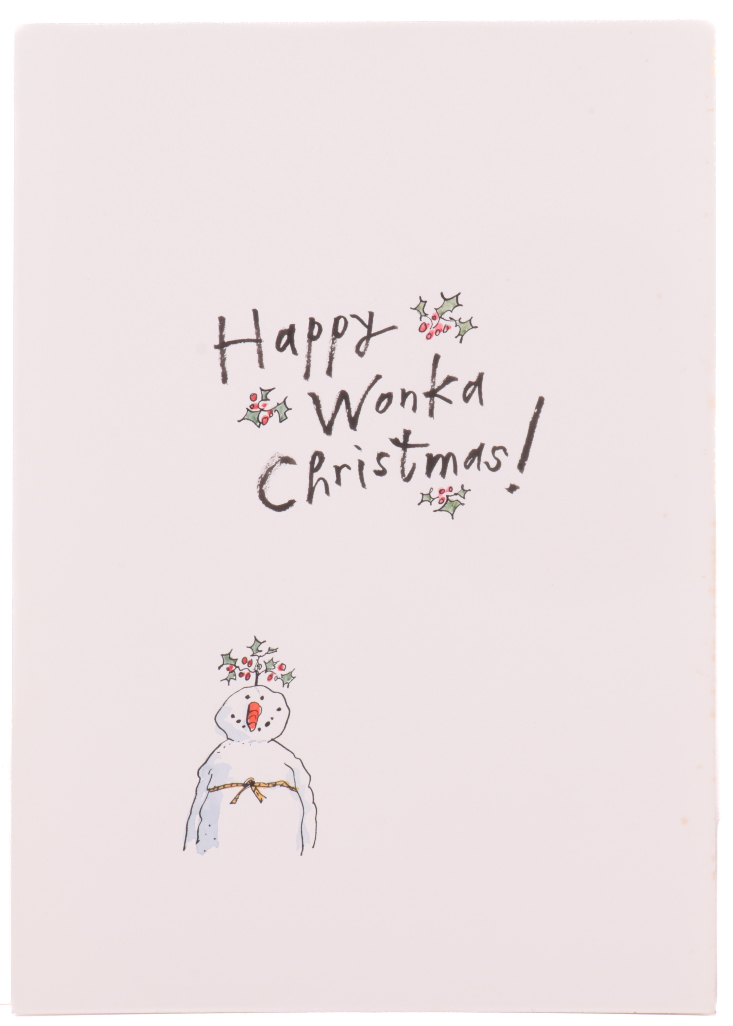 Quentin Blake | Willy Wonka and Augustus Gloop holding a Golden Ticket ...