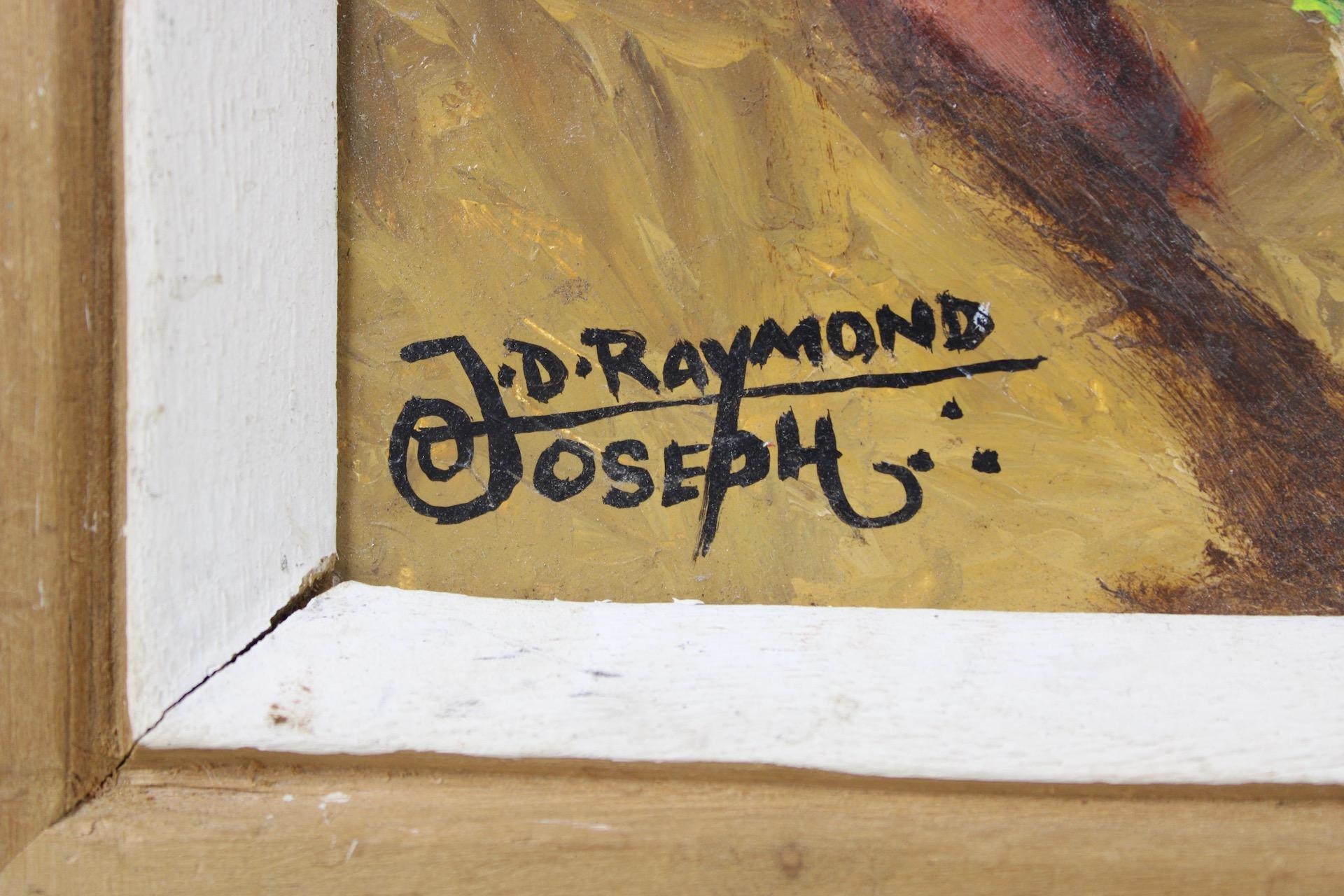 Joseph D. Raymond | Folk Art Painting of Haitian Women (1931) | MutualArt