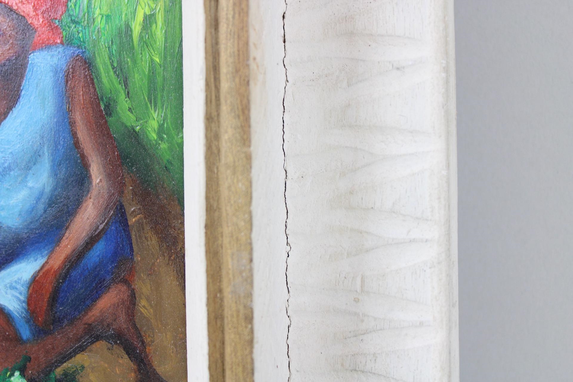 Joseph D. Raymond | Folk Art Painting of Haitian Women (1931) | MutualArt