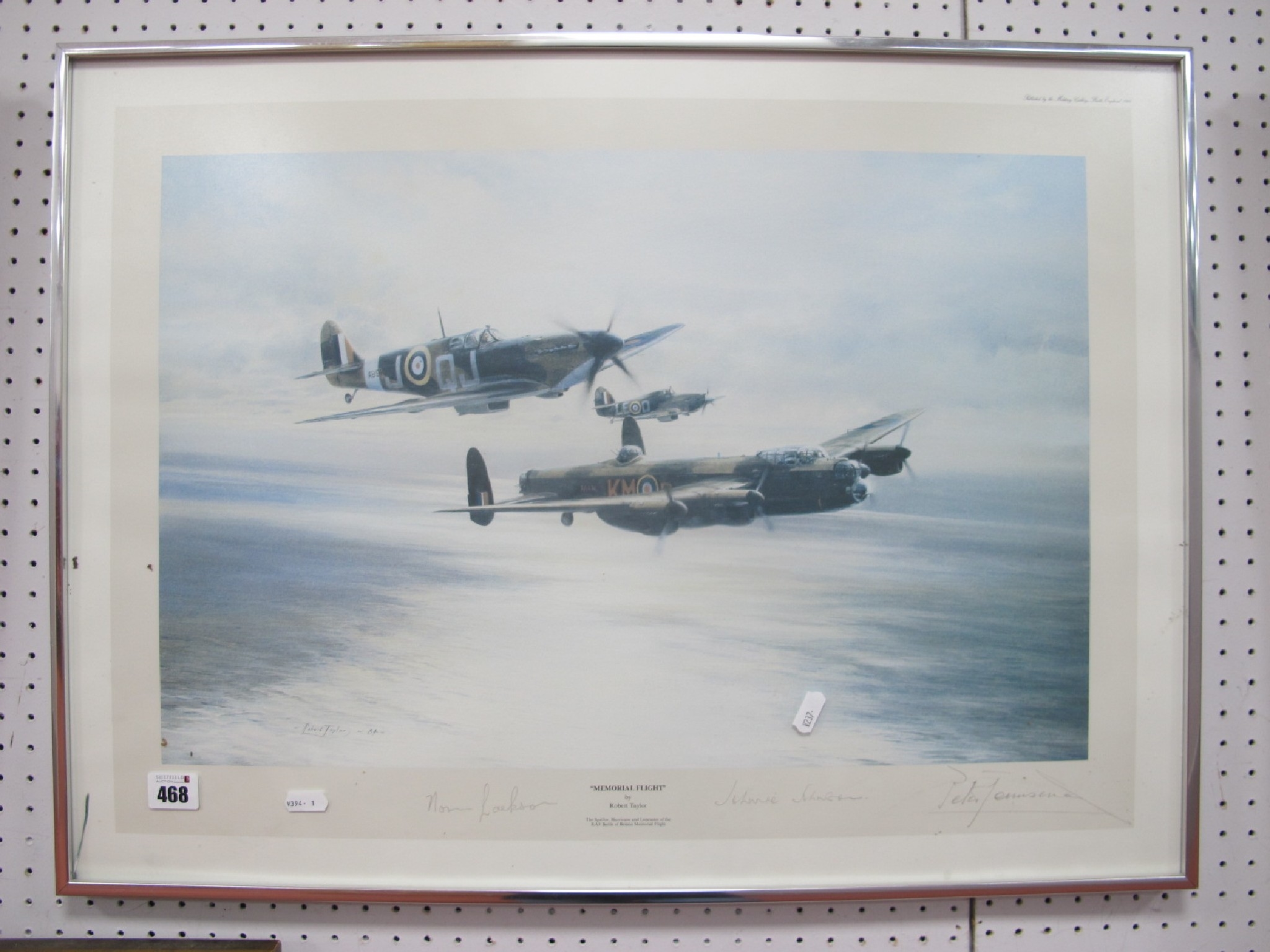 Robert Taylor | Robert Taylor - Memorial Flight Signed Print | MutualArt