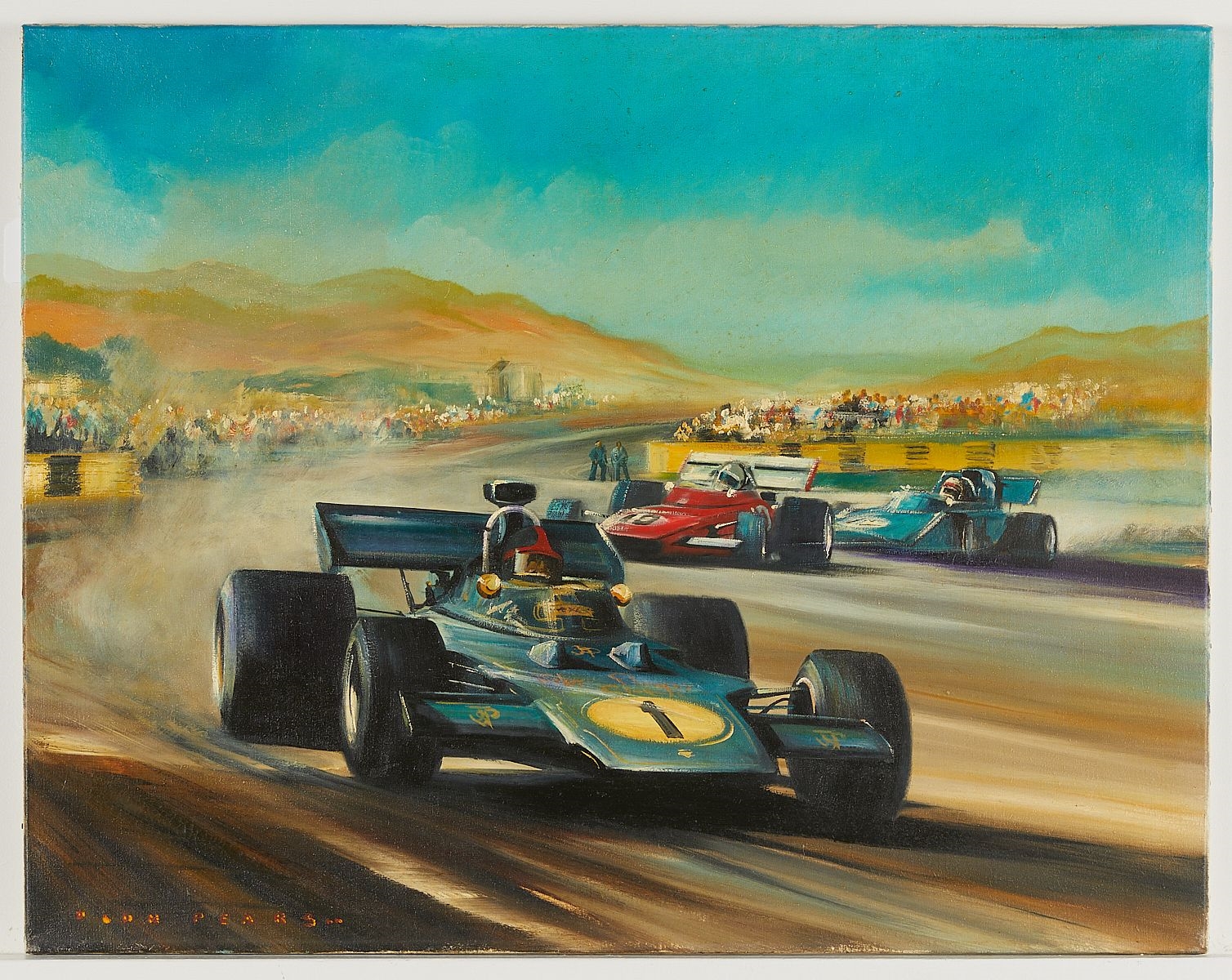 Dion Pears | An energetic Formula One race | MutualArt