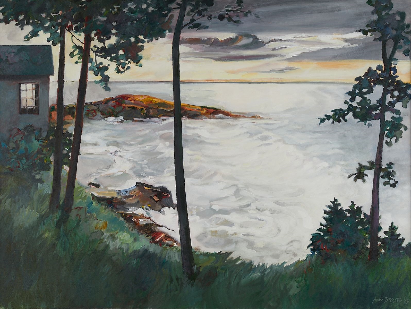 Anne DeCoster | Lake Superior at Grand Marais (2005) | MutualArt