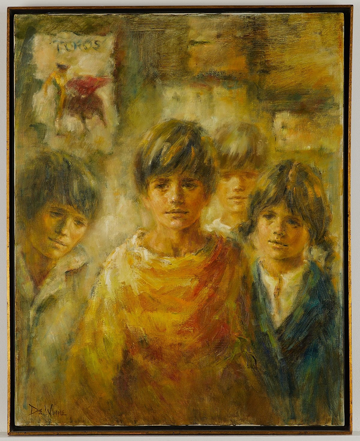 Lisette De Winne | A group of children | MutualArt