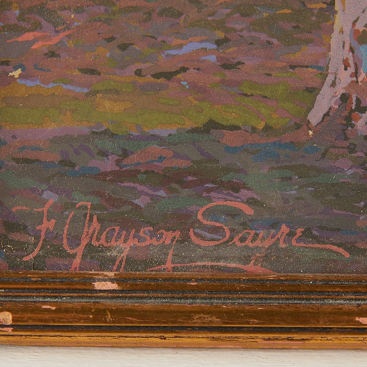 Fred Grayson Sayre | A mountainous landscape with a forest in the ...