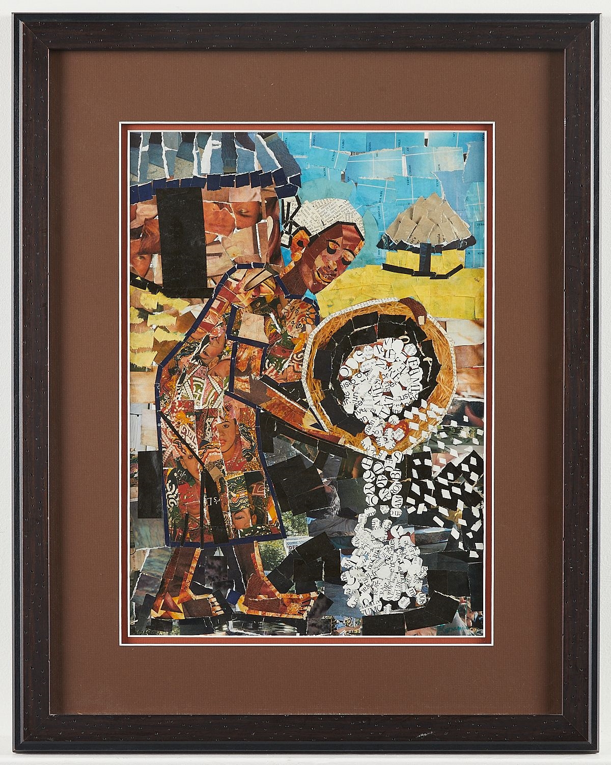 Rosemary Karuga | A figure pouring items out of a basket | MutualArt