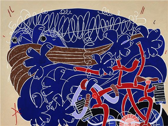 Timothy Curtis | Blue Fontaine | MutualArt