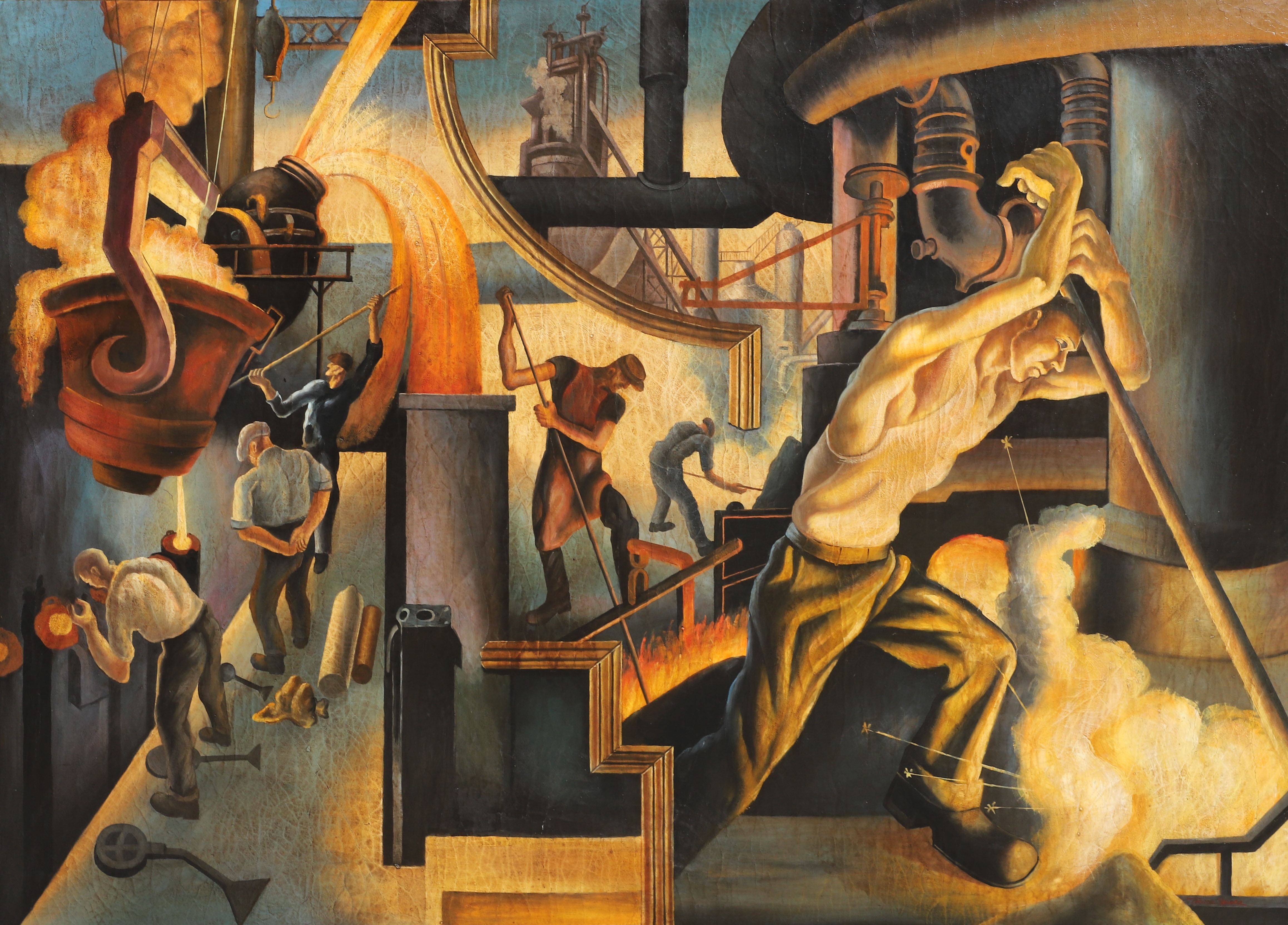 Thomas Hart Benton‏ | DESERT DAWN (1961) | MutualArt