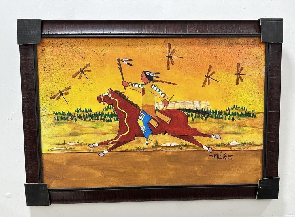 Merle Locke | Indian Dragonfly Chaser | MutualArt