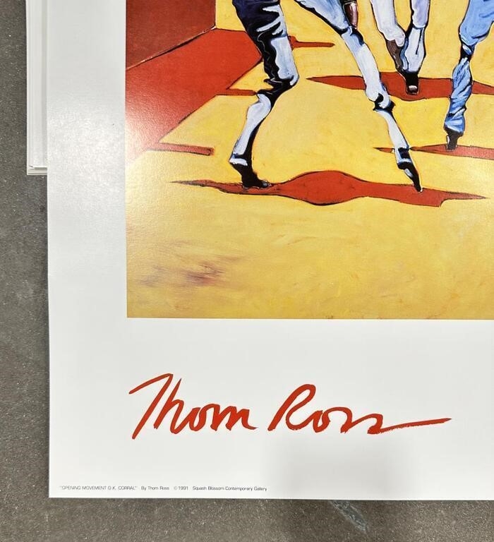 Thom Ross | Opening Movement OK Corral Prints | MutualArt