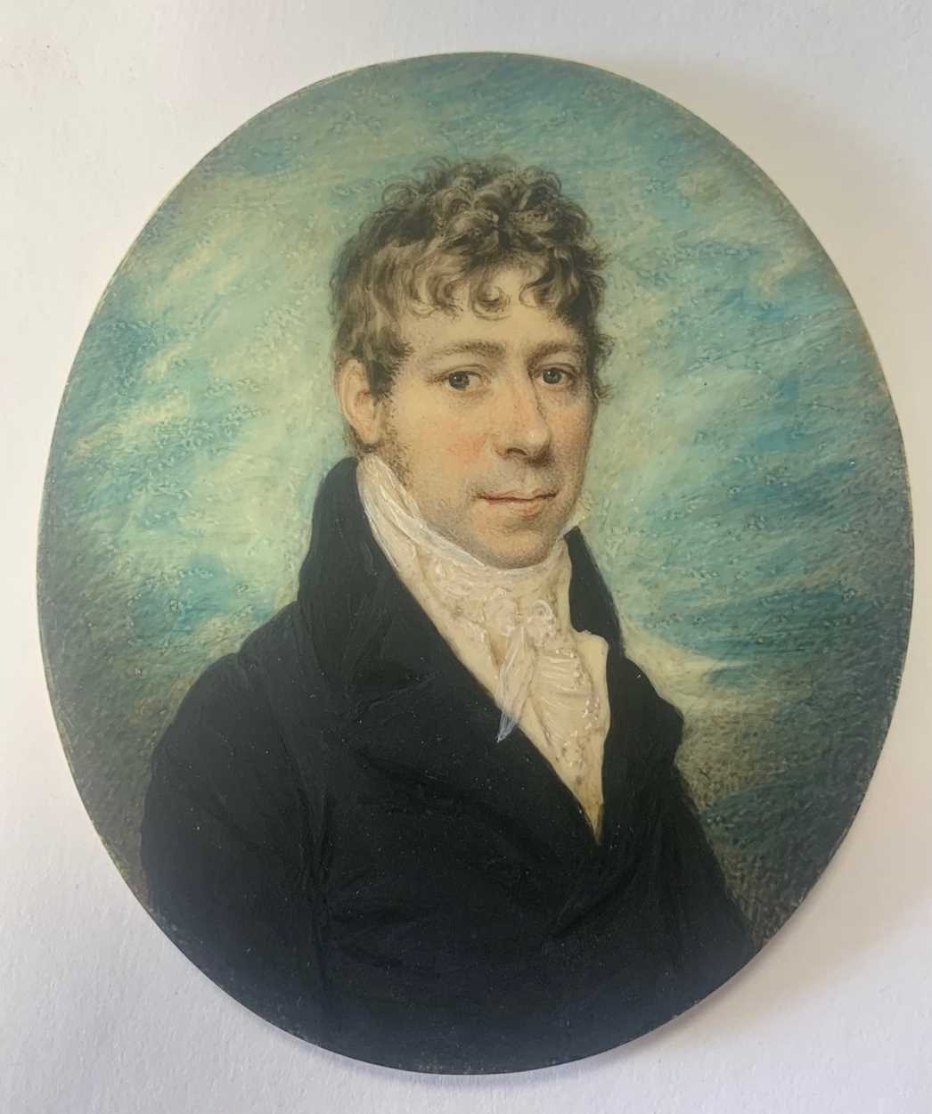 Charles Hayter | Portrait miniature of a gentleman | MutualArt