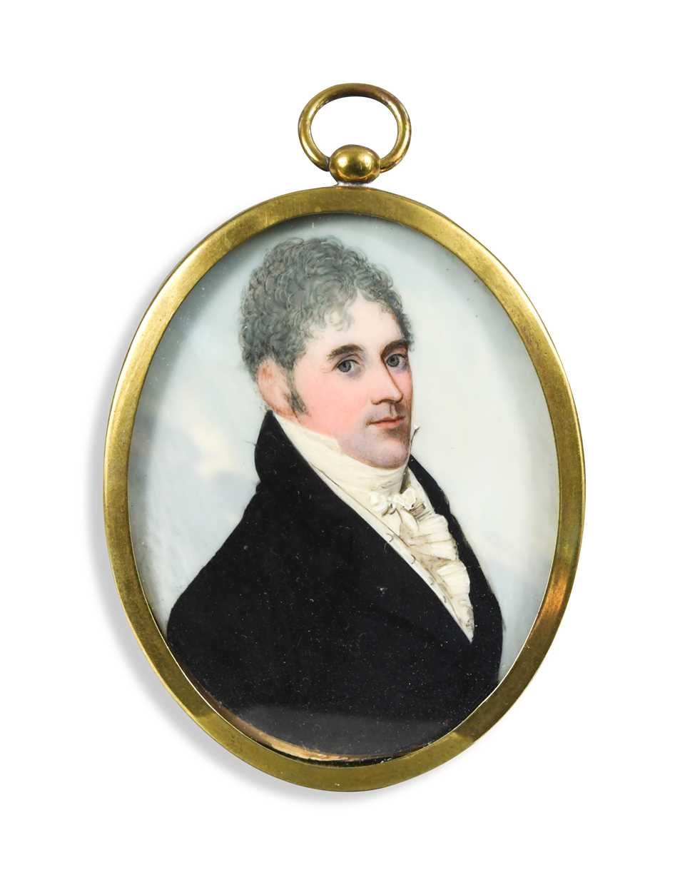 Frederick Buck | Portrait miniature of a gentleman | MutualArt