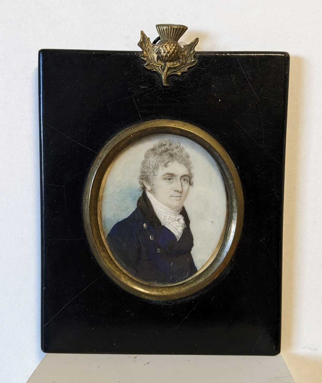 Frederick Buck | Portrait miniature of a young gentleman | MutualArt