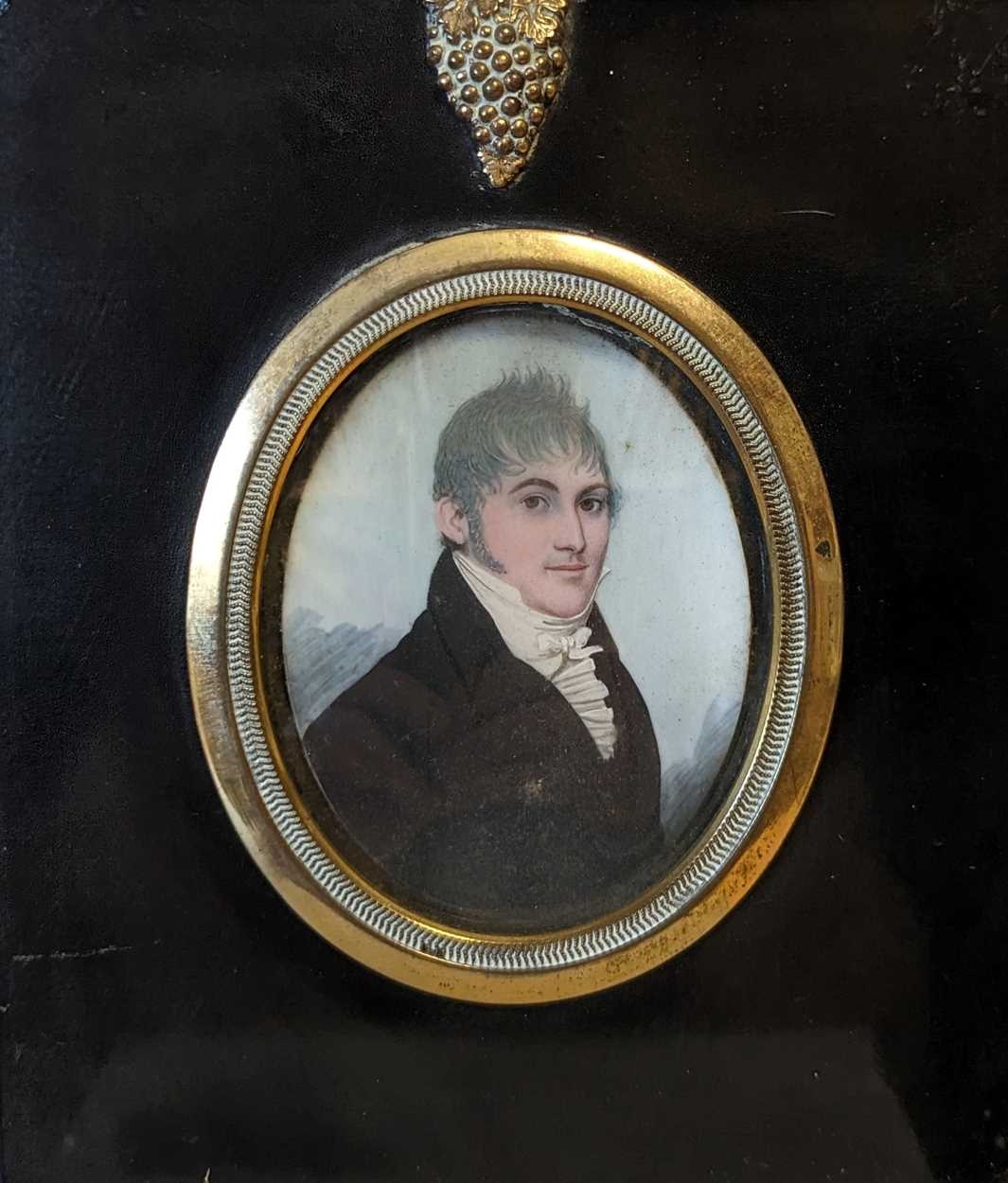 Frederick Buck | Portrait miniature of a young gentleman | MutualArt