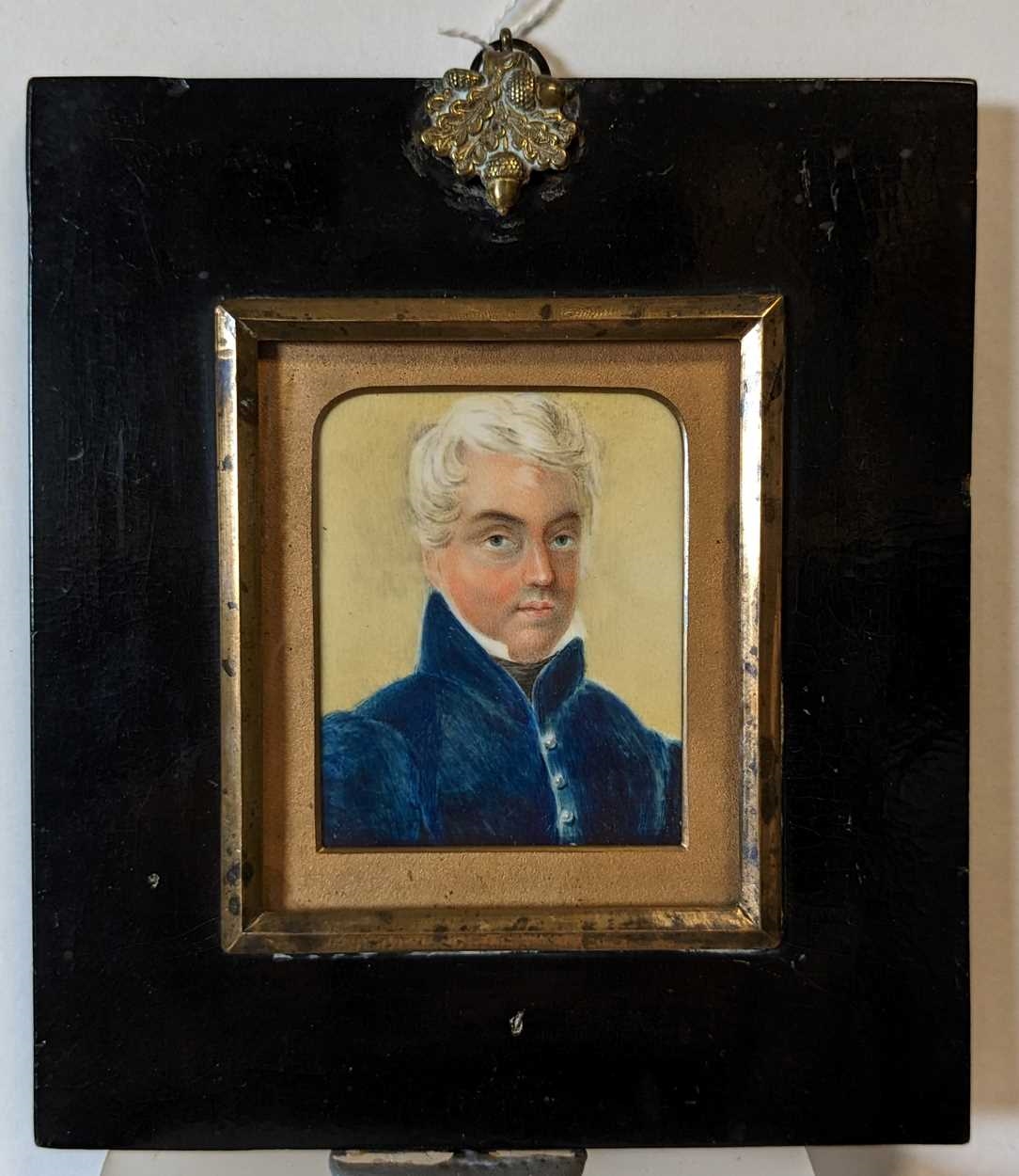 English School, 19th Century | Portrait miniatures of Mr George Griffin ...