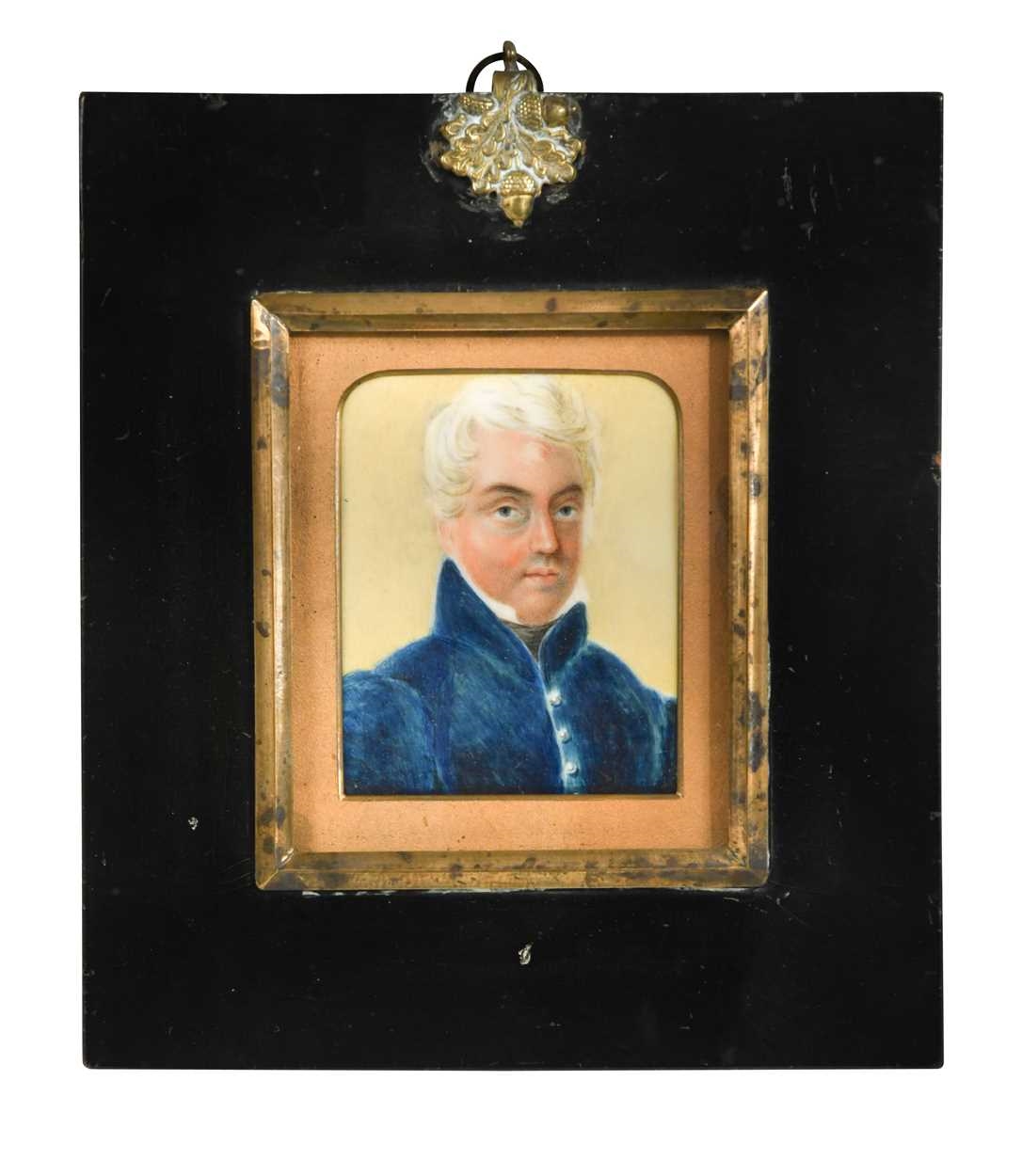 English School, 19th Century | Portrait miniatures of Mr George Griffin ...