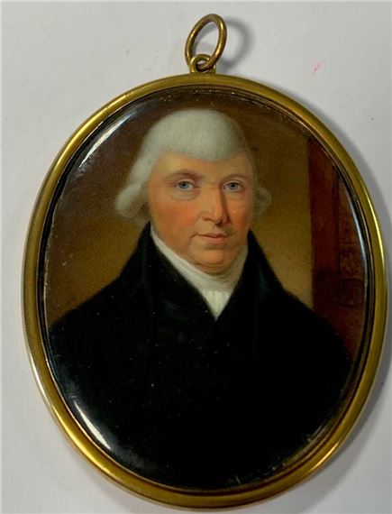 English School, 19th Century | Portrait miniature of Joseph Walker of ...