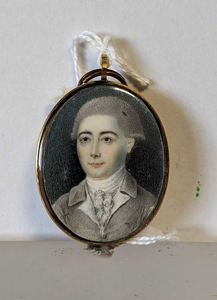 Gervase Spencer | Portrait miniature of a gentleman | MutualArt