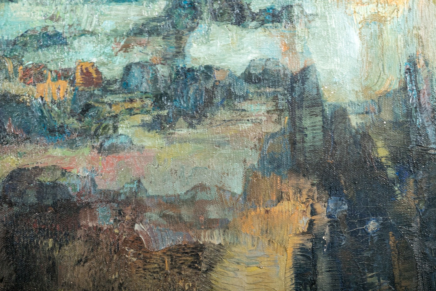 David D. Porinchak | Abstract Moody Landscape | MutualArt