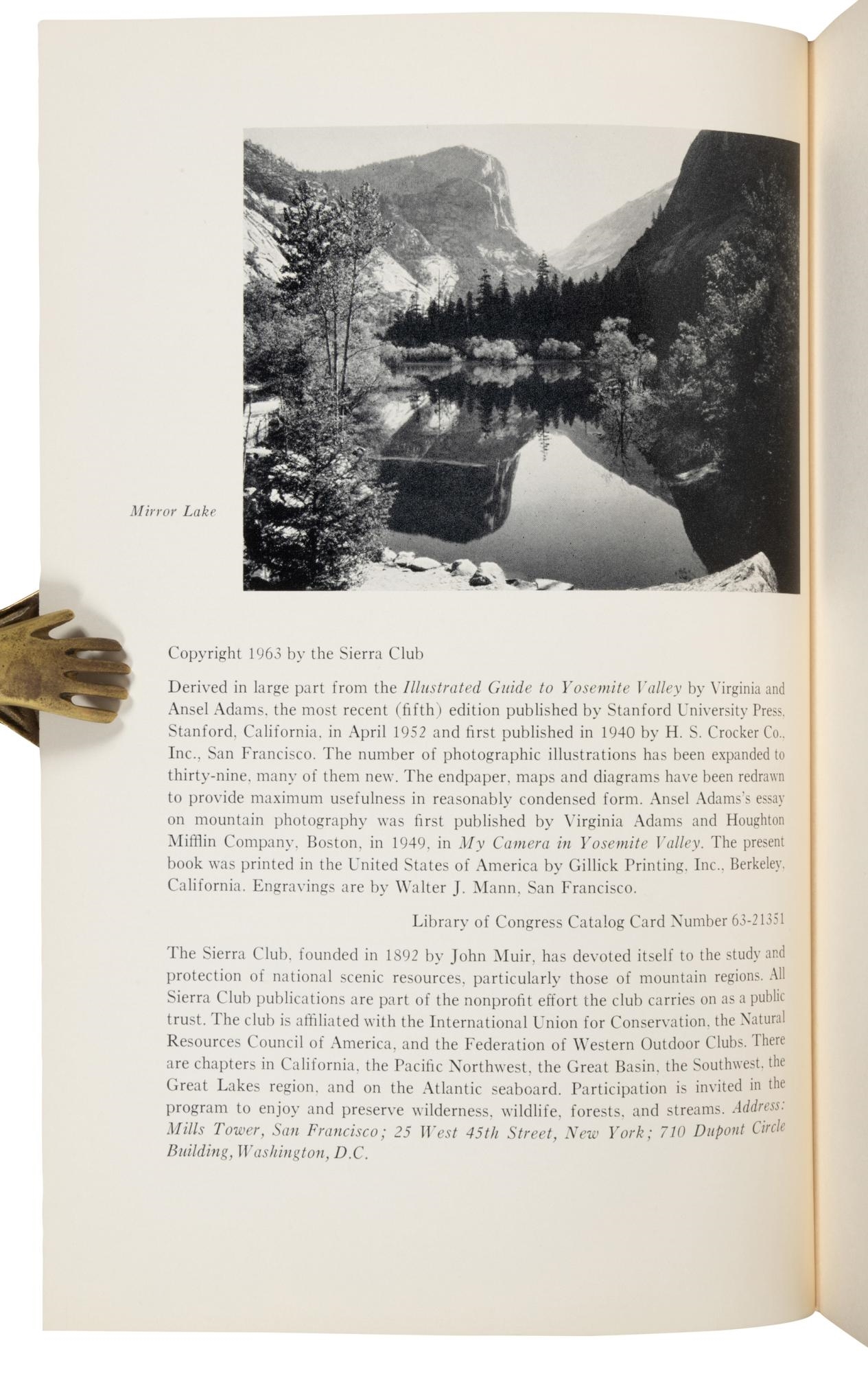 Ansel Adams | Illustrated Guide to Yosemite | MutualArt