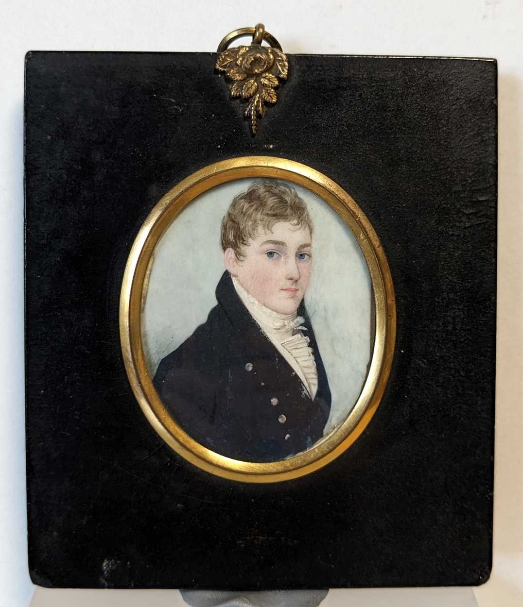 Frederick Buck | Portrait miniature of a young gentleman (2018) | MutualArt
