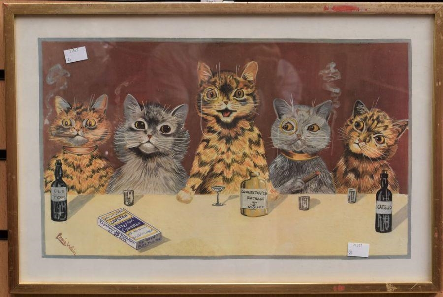 Louis Wain | When Tommy Comes Marching Home | MutualArt