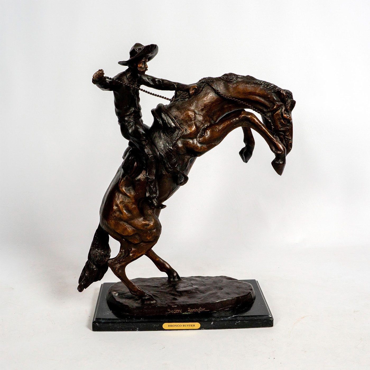 Frederic Remington | Bronco Buster. | MutualArt