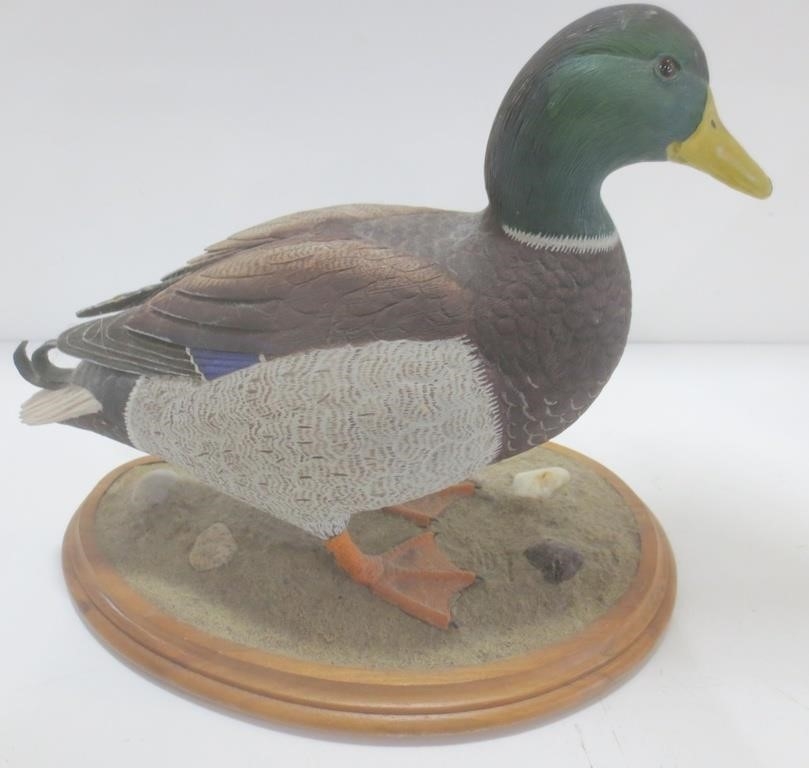Jack Reade | WOOD MALLARD DUCK CARVING BY JACK READE | MutualArt